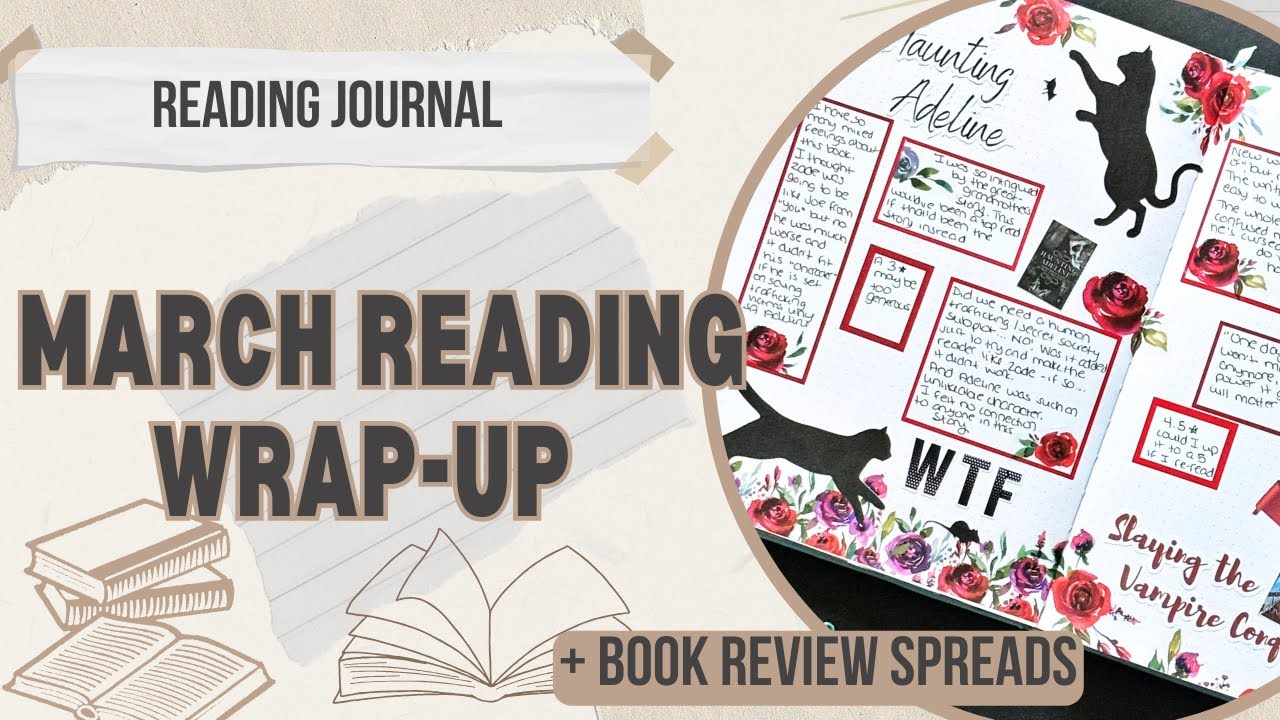 Reading Journal: March Reading Wrap-up - YouTube