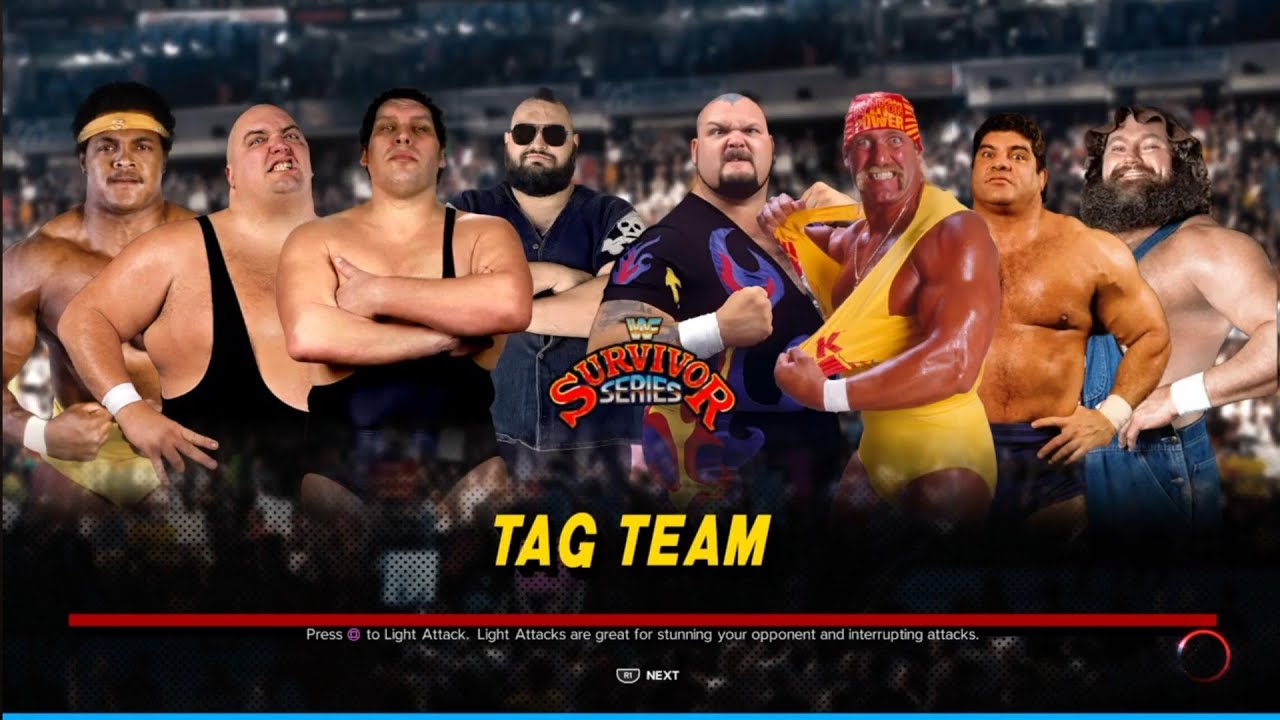 Team Andre vs Team Hogan. Survivor Series 87. WWE 2K23 - YouTube