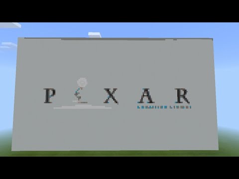 Pixar Logo In Minecraft - YouTube