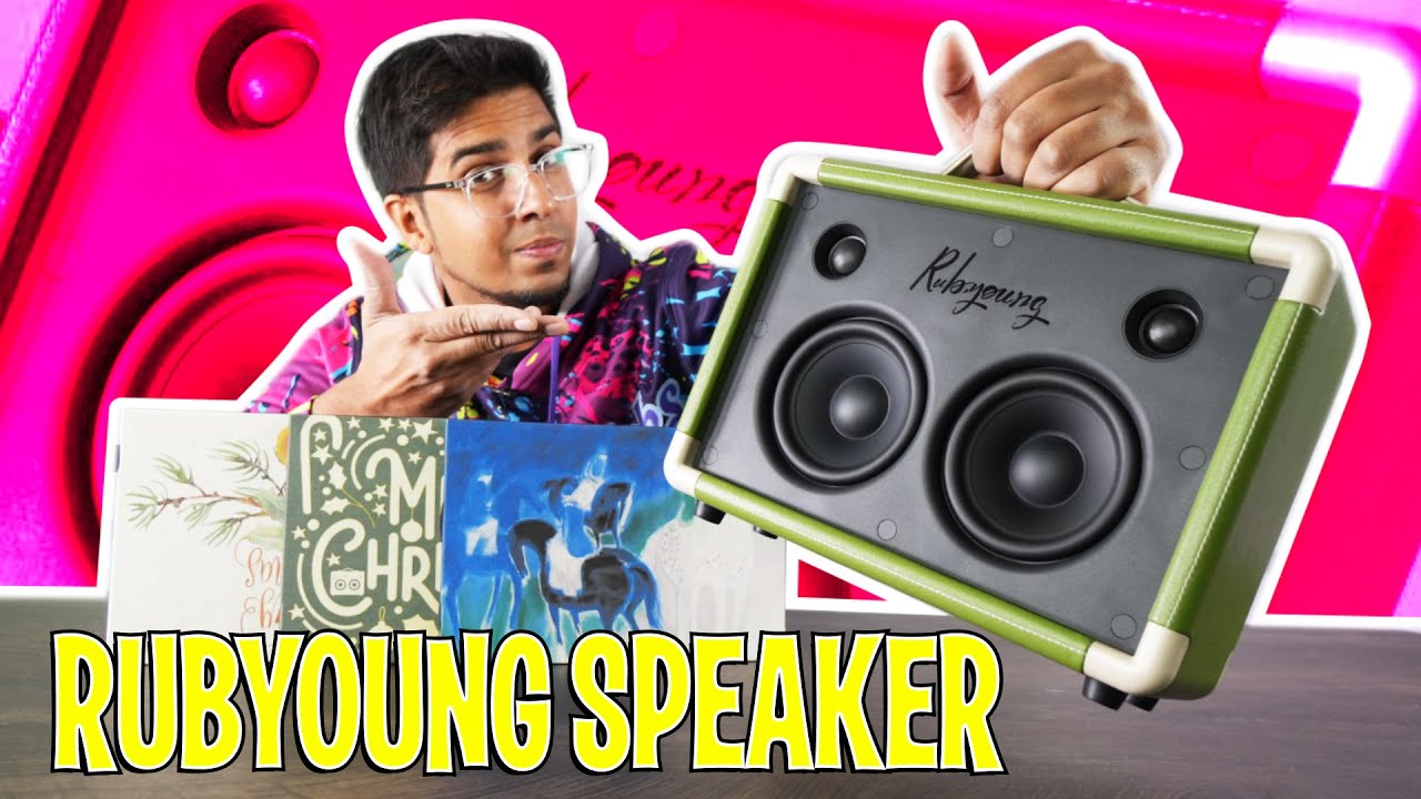 Customize Your Sound: Rubyoung Bluetooth Speaker Review with Swappable ...