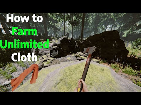 How to Farm UNLIMITED Cloth Guide | The Forest