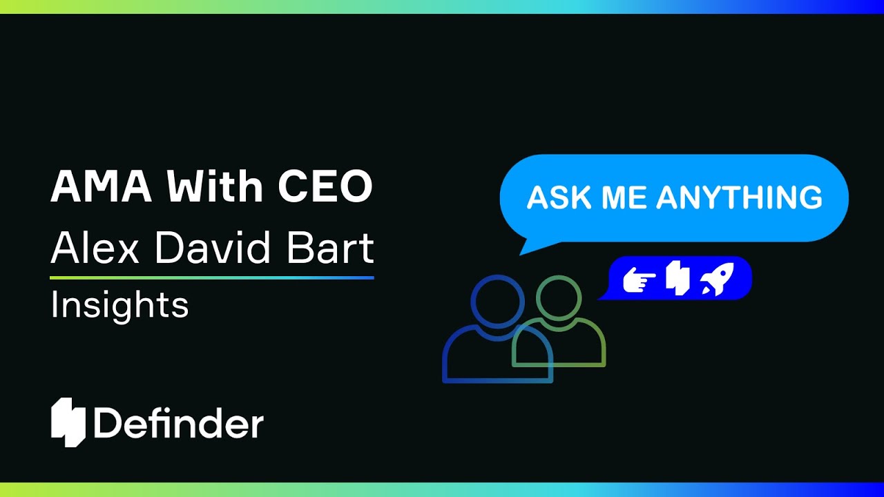Definder AMA with new CEO ALex Bart - YouTube