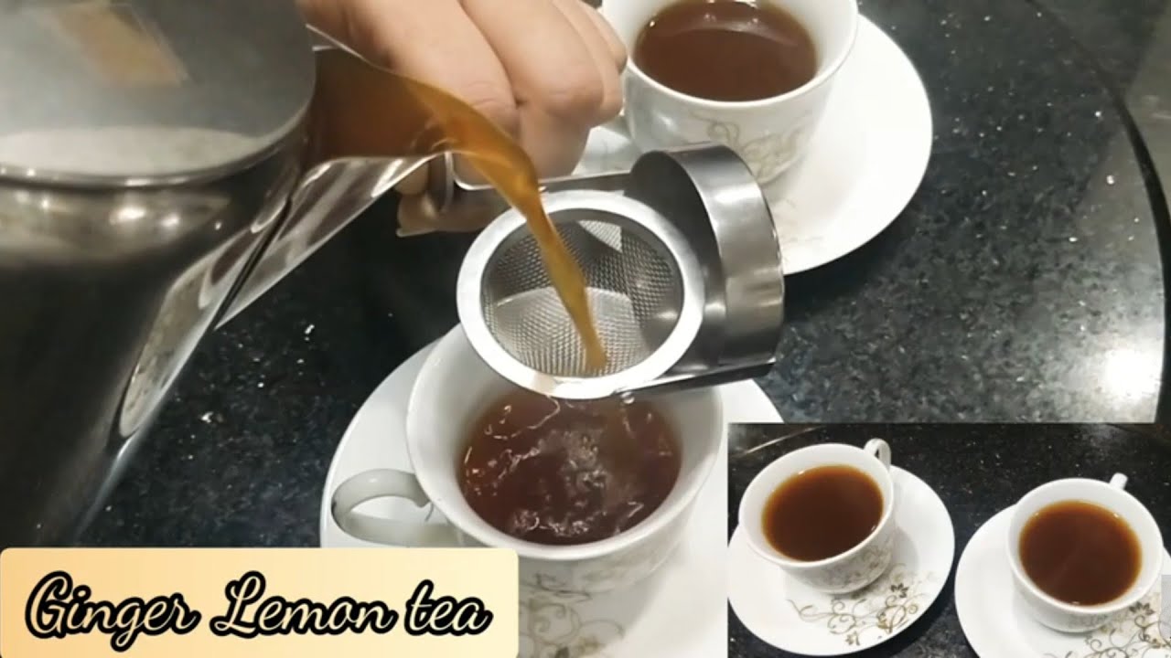 Ginger Lemon masala Tea recipe|| Immunity booster - YouTube