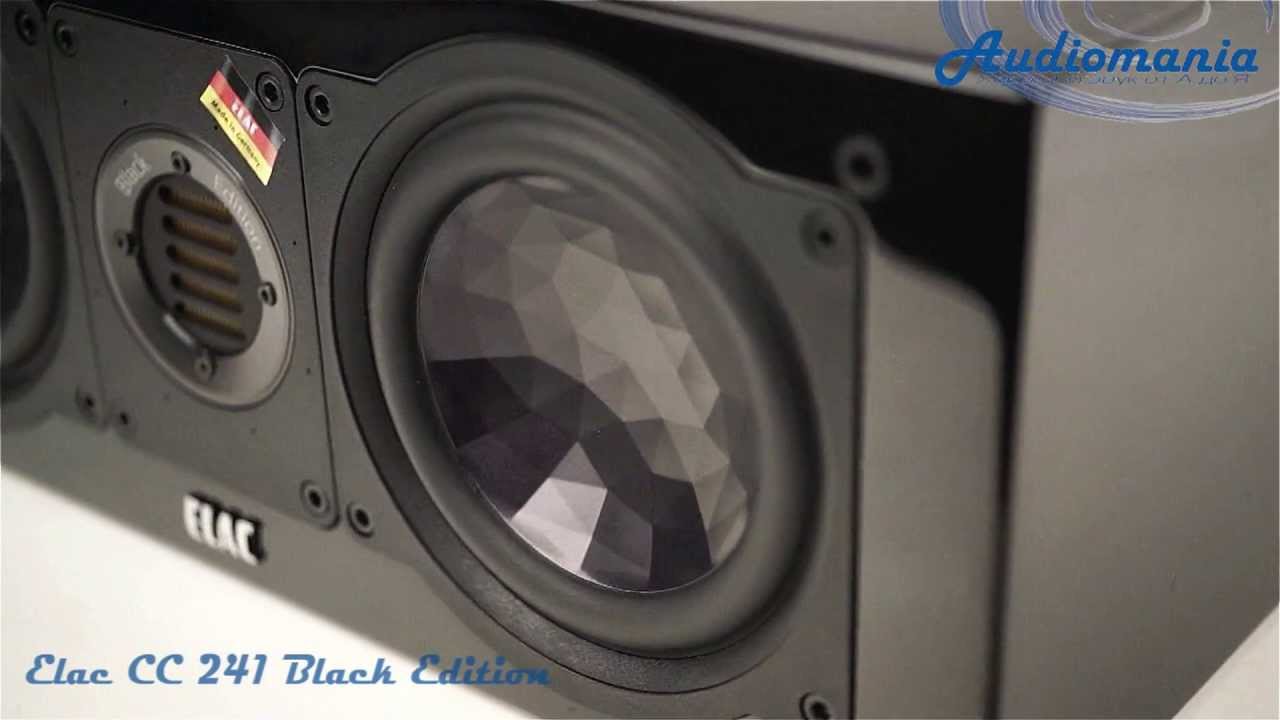Центральный громкоговоритель Elac CC 241 Black Edition - YouTube