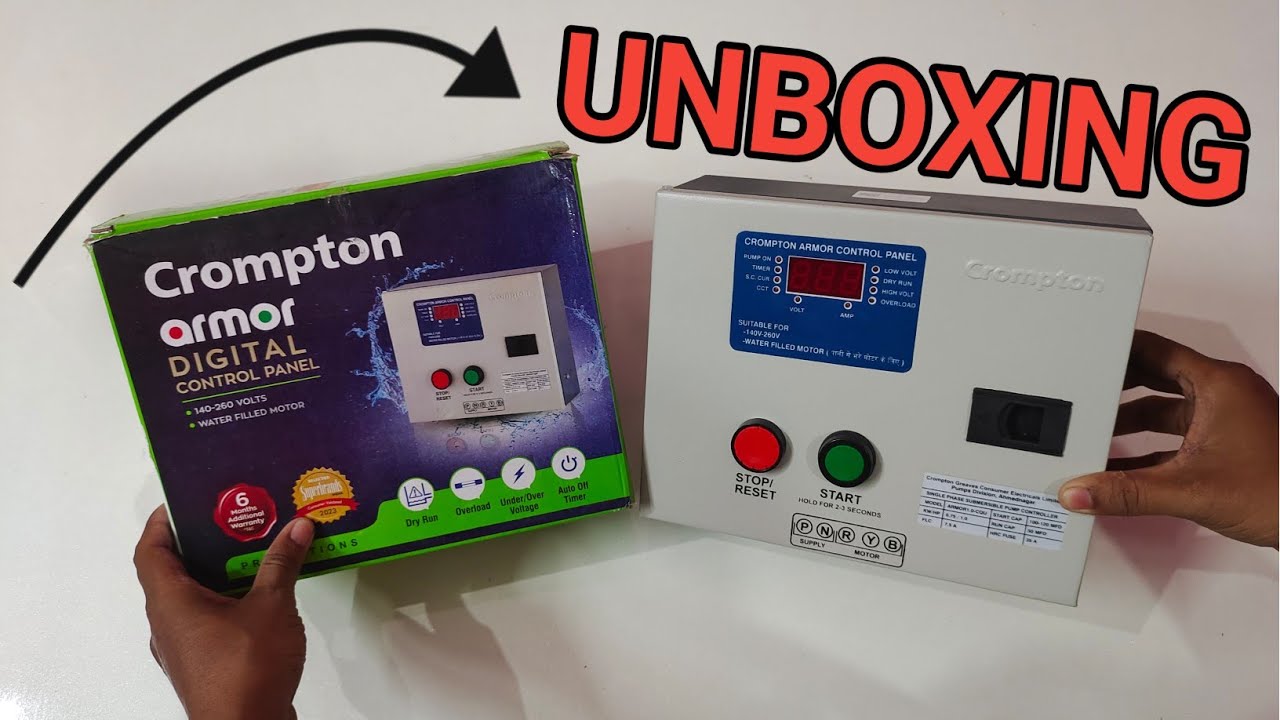 Crompton Armor Digital Control Panel | Unboxing | Best Digital Control ...