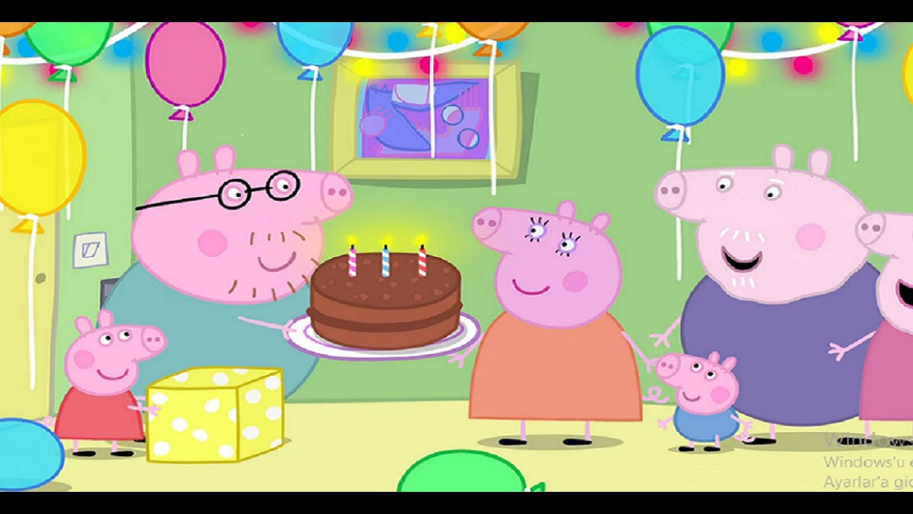 PEPPA PİG TÜRKÇE ANNE DOMUZCUĞUN DOĞUM GÜNÜ / DİŞ PERİSİ /YENİ ARABA ...