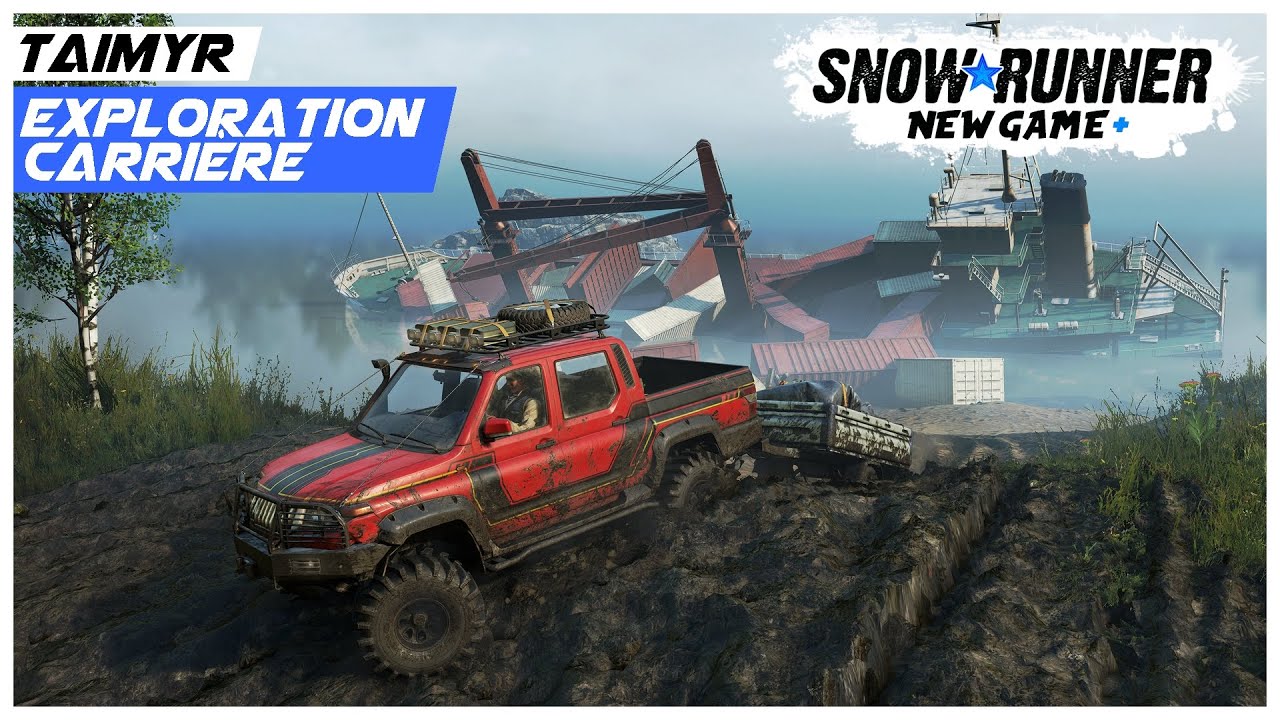 Taïmyr - Exploration de Carrière - Snowrunner NG+ #211 Serie X - YouTube