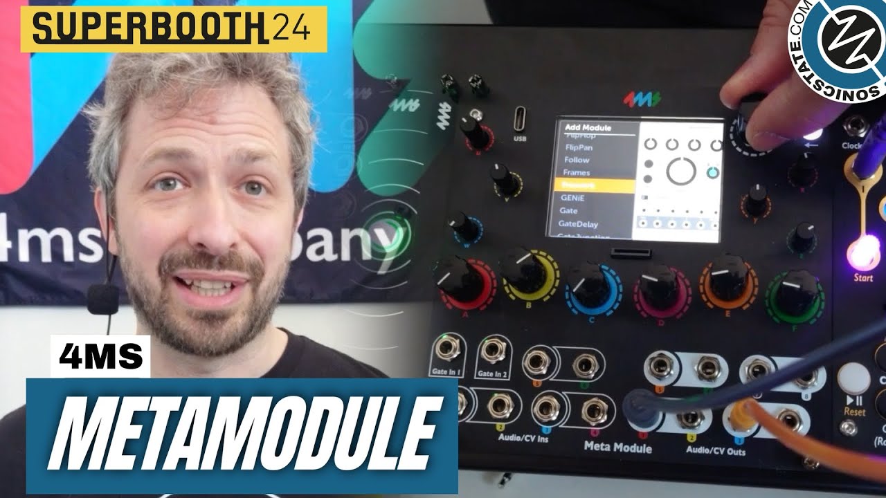 SUPERBOOTH 2024: 4ms - MetaModule Eurorack Module - YouTube