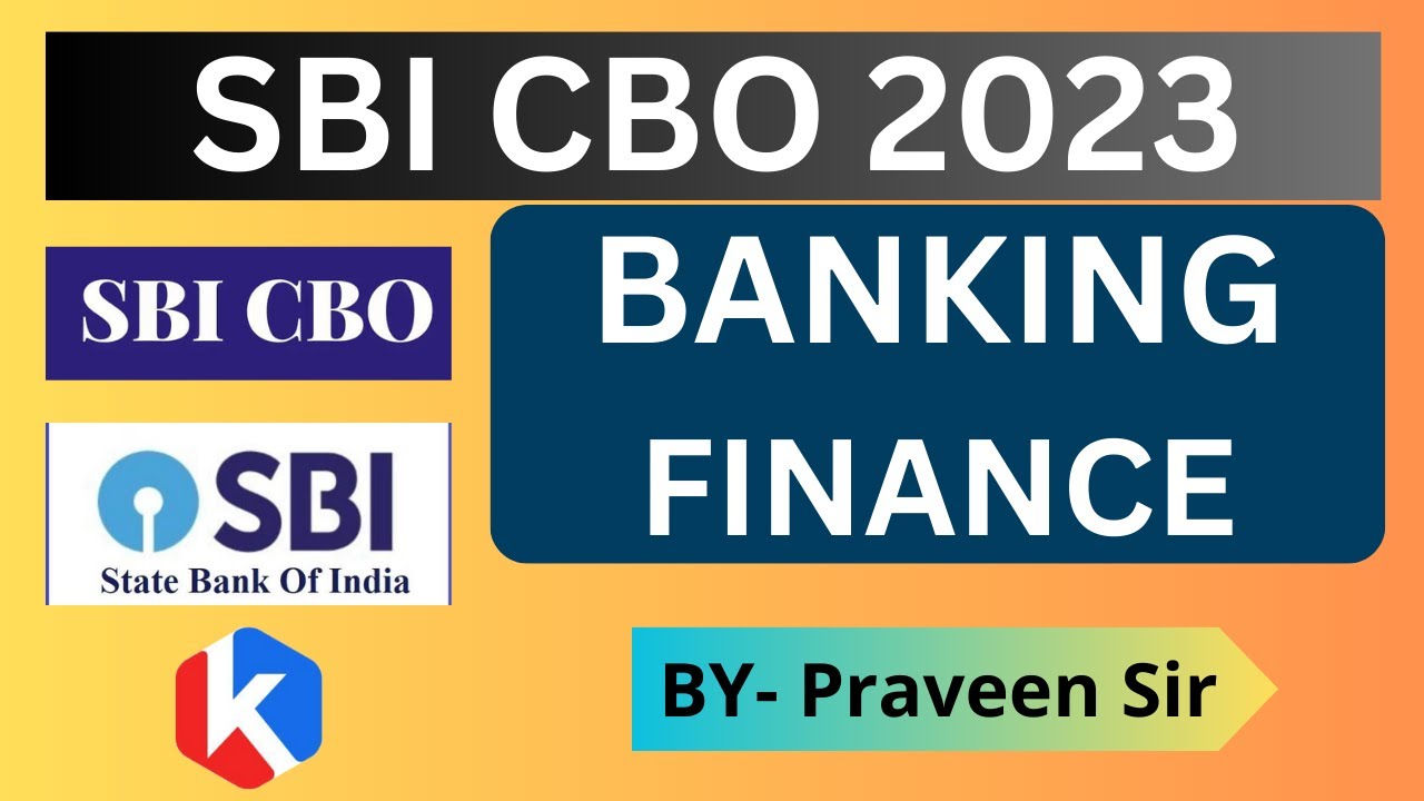 SBI CBO 2023 Recruitment | SBI CBO | Financial & Banking MCQ | Banking ...