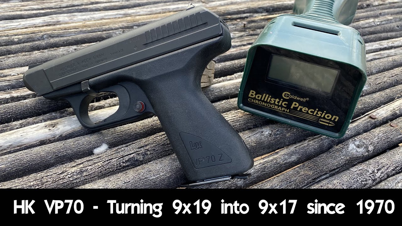 HK VP70 - Turning 9x19 into 9x17 since 1970 - YouTube