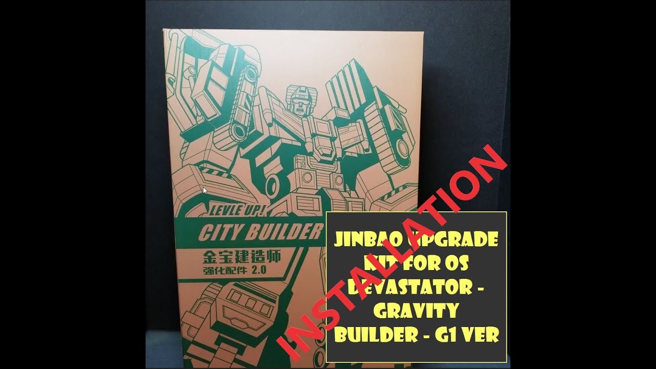 INSTALLATION - JINBAO UPGRADE KIT FOR OS DEVASTATOR - GRAVITY BUILDER - G1 VER. - YouTube