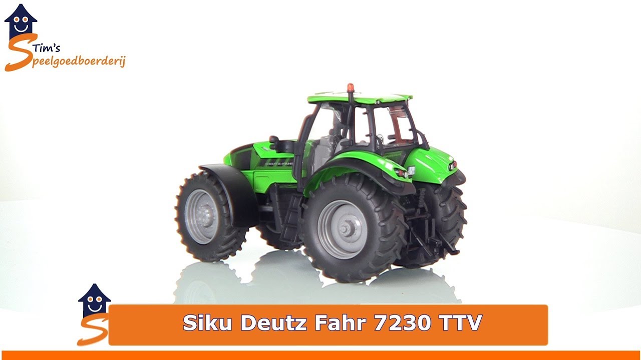 Siku Deutz-Fahr Agrotron 7230 TTV tractor Art. 3284 - YouTube