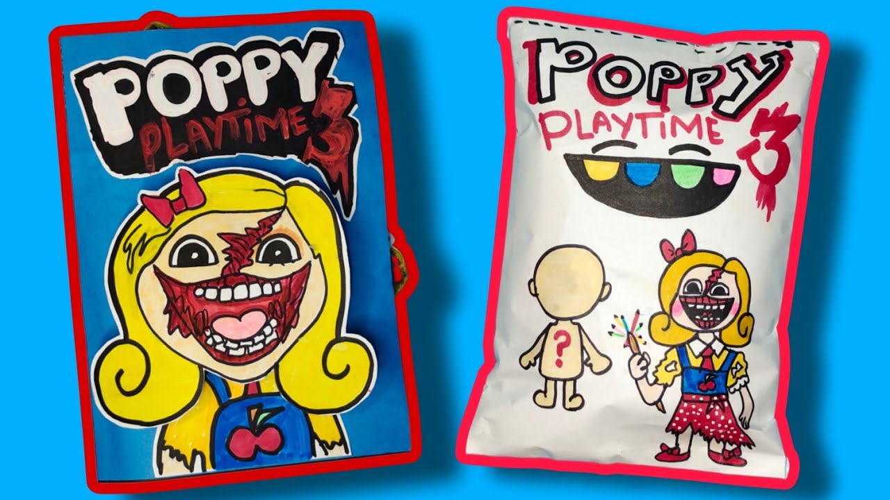 DIY 😱 POPPY PLAYTIME CHAPTER 3 GAME BOOK 🐱🧼 + Poppy Playtime 3 Miss ...