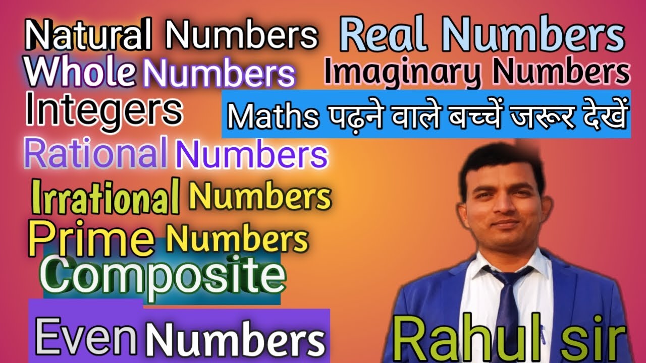 Know about all numbers of maths - YouTube