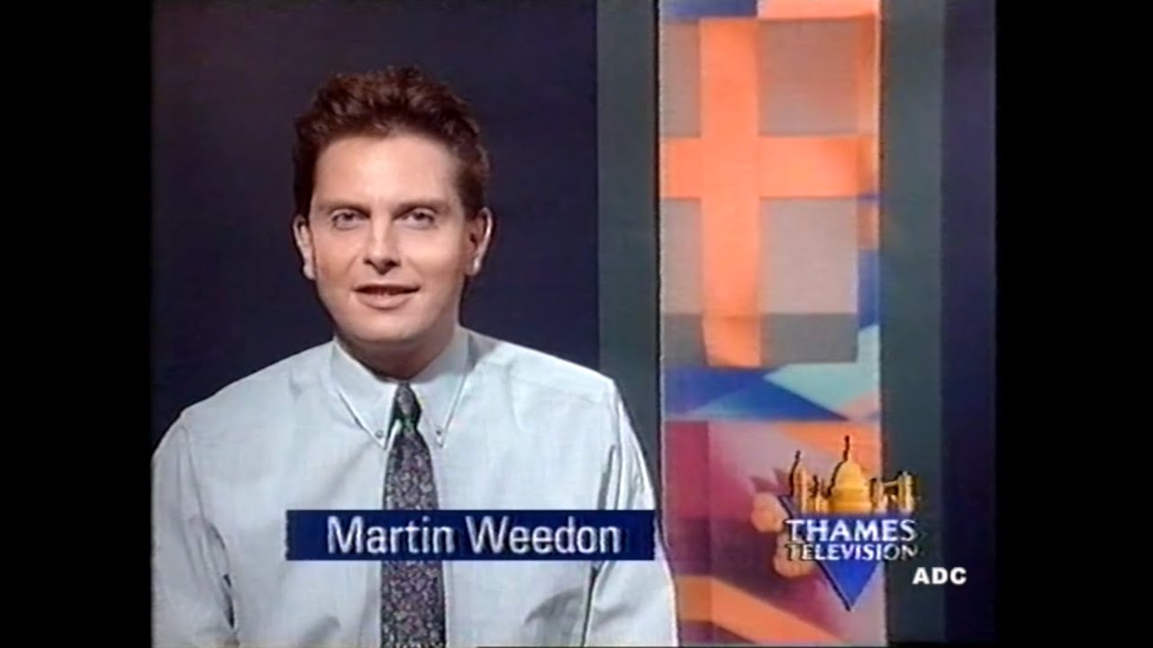 Thames adverts, Martin Weedon in-vision, handover to TV-am 27th - 28th ...