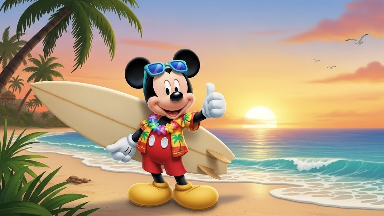 🏖️🐭 Mickey Mouse’s Sunny Beach Adventure! 🌞🌊 - YouTube