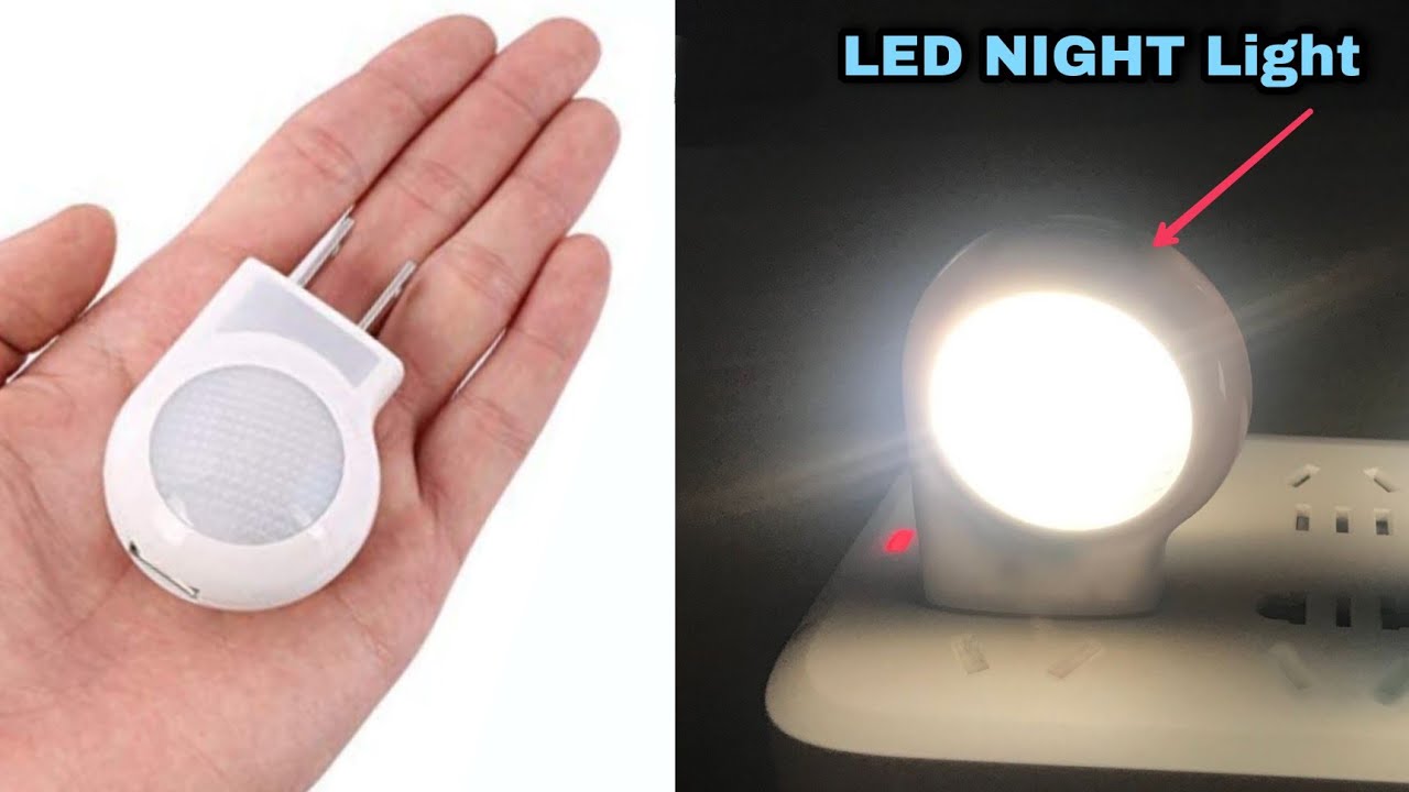 How To Make Plug in LED Night Light | Making an Night Lamp at home ...