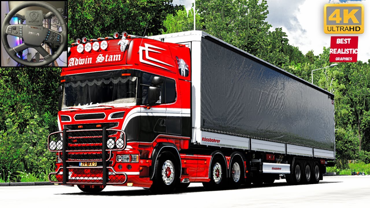 Scania R520 Adwin Stam Realistic Driving on Promods 2.70 Project Next ...