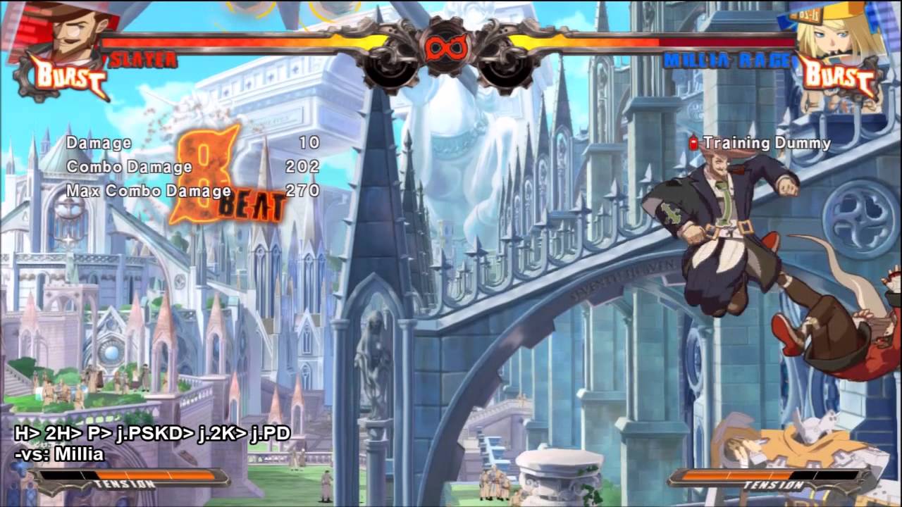 GGXrd- Slayer 5H-2H Evernote Combos - YouTube