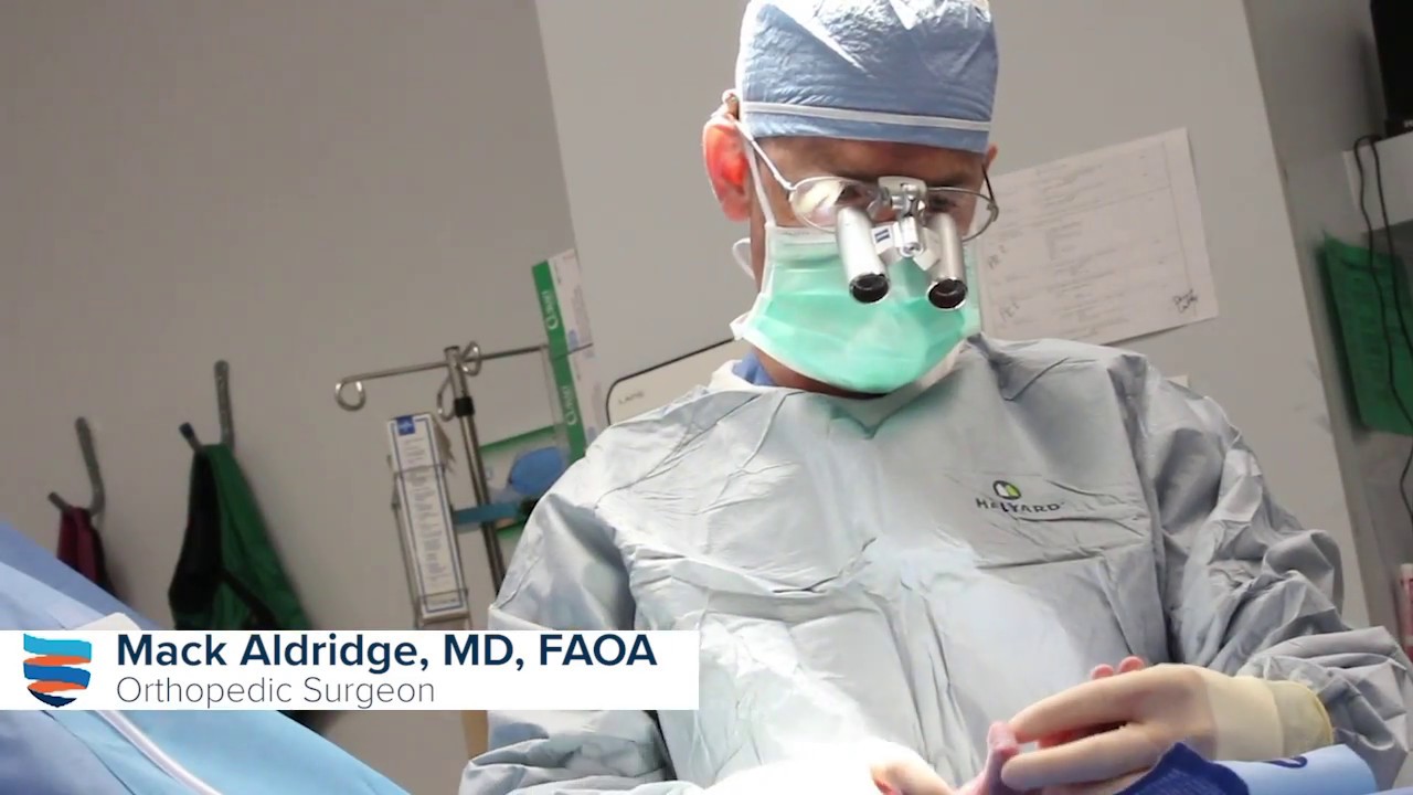 Meet Dr. Aldridge | Hand, Upper Extremity, and Microsurgery | Chapel ...