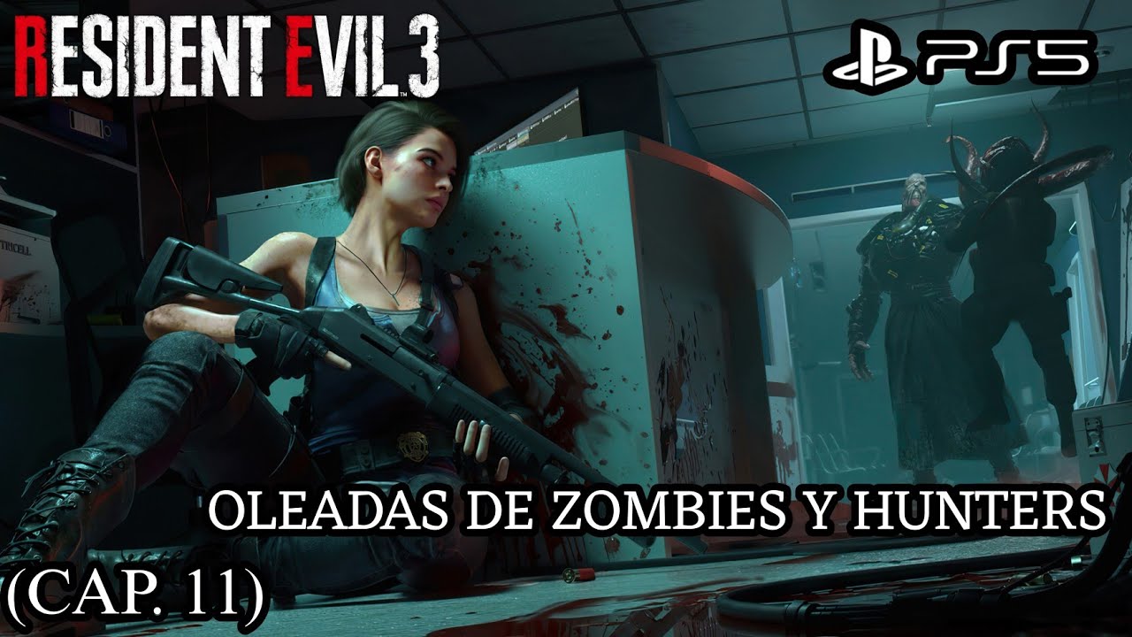 "OLEADAS DE ZOMBIES Y HUNTERS", (CAP. 11) [PS5] / RESIDENT EVIL 3 ...