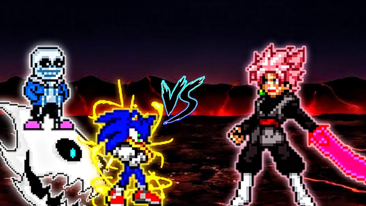 Sonic Chaos OP & Classic Sans OP VS Goku Black Purgation OP (all form ...