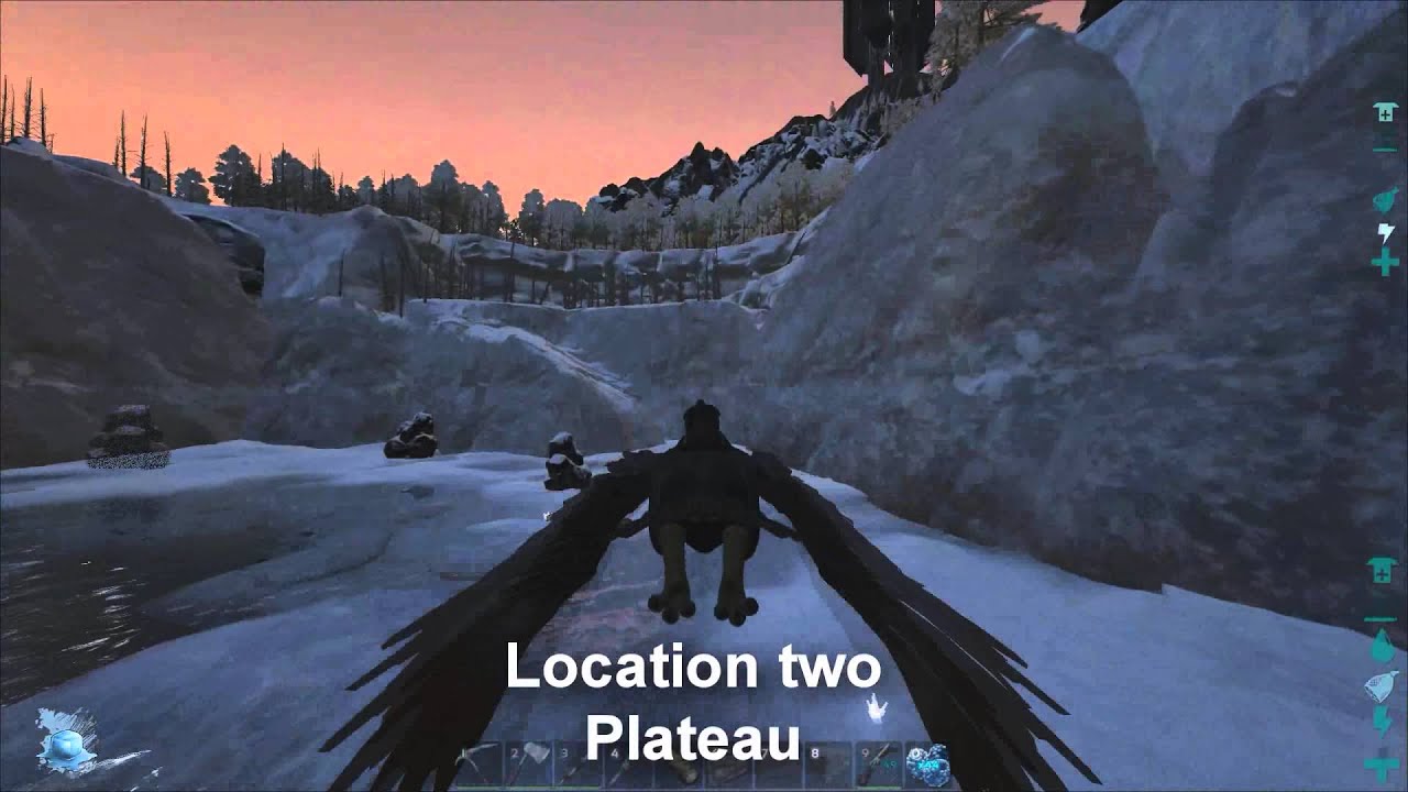 Snow biome three easy base locations - YouTube