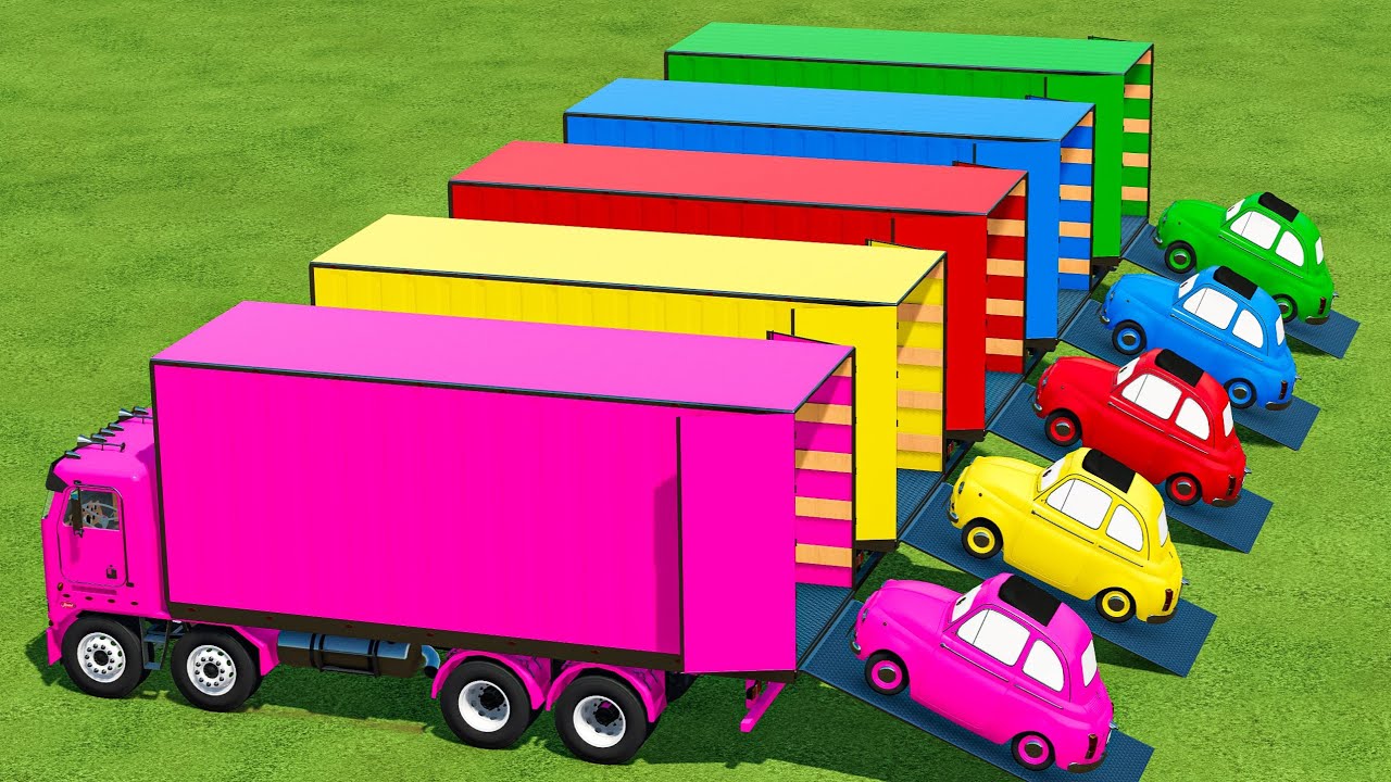 MINI TOY CARS & TRANSPORTER WITH RAMP IN FS22 | FARMING SIMULATOR 22 ...