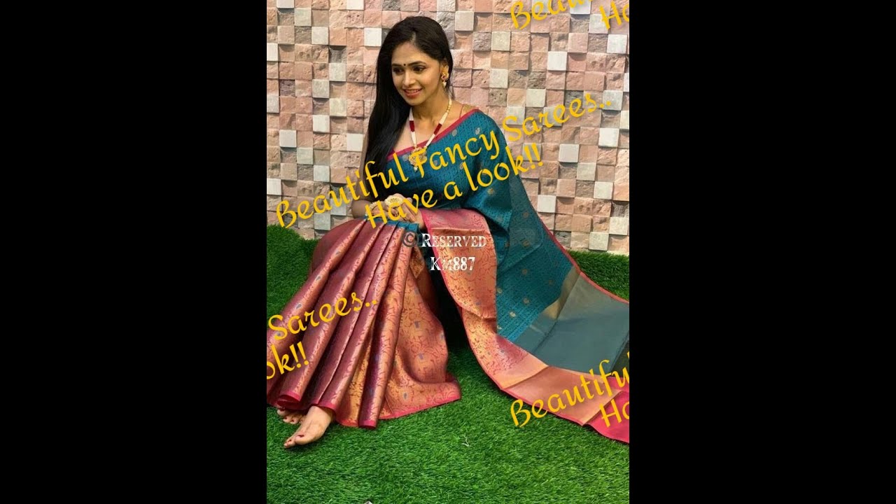 Designer Sarees || Partylook Sarees || FancyWear Sarees - YouTube