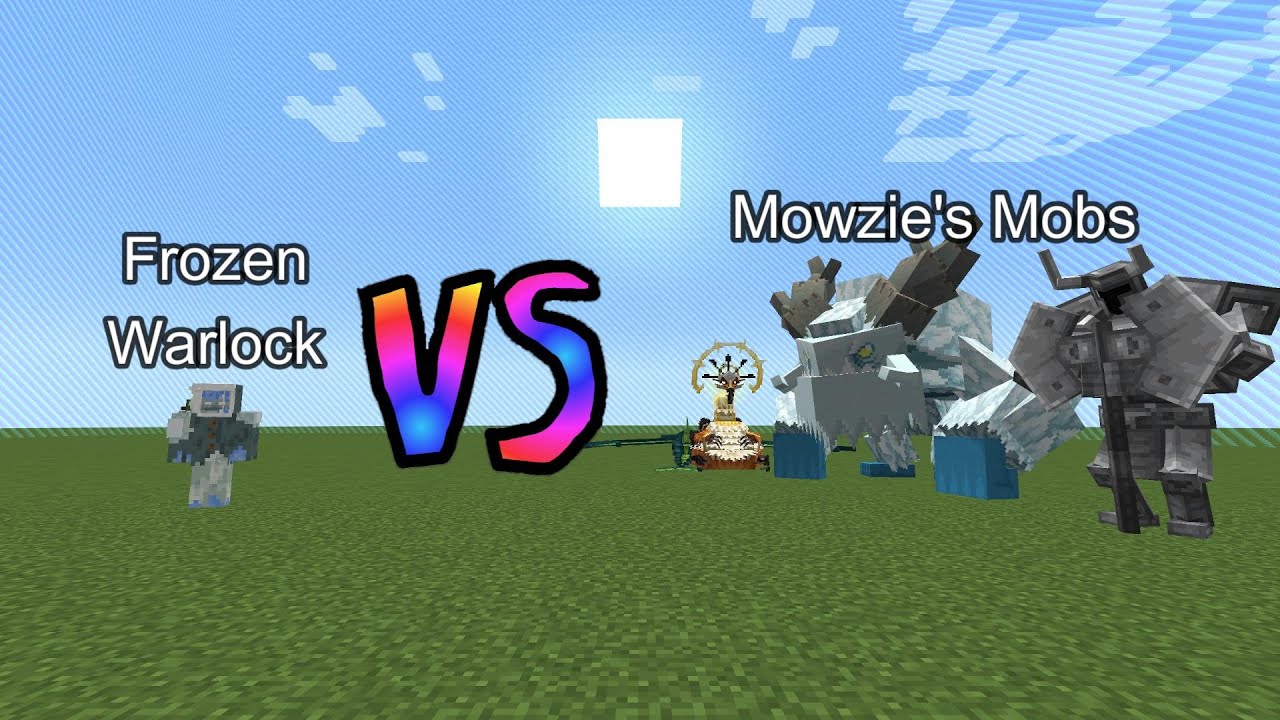 Frozen Warlock vs Mowzie's Mobs Bosses | Minecraft Mob Battle - YouTube