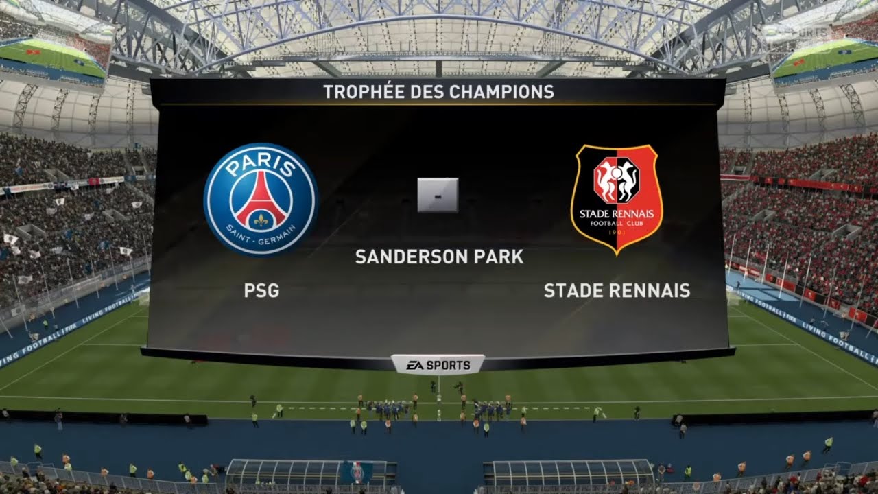 FIFA 19 PSG-Stade Rennais| Highlights| Trophée des Champions|03/08/2019 ...