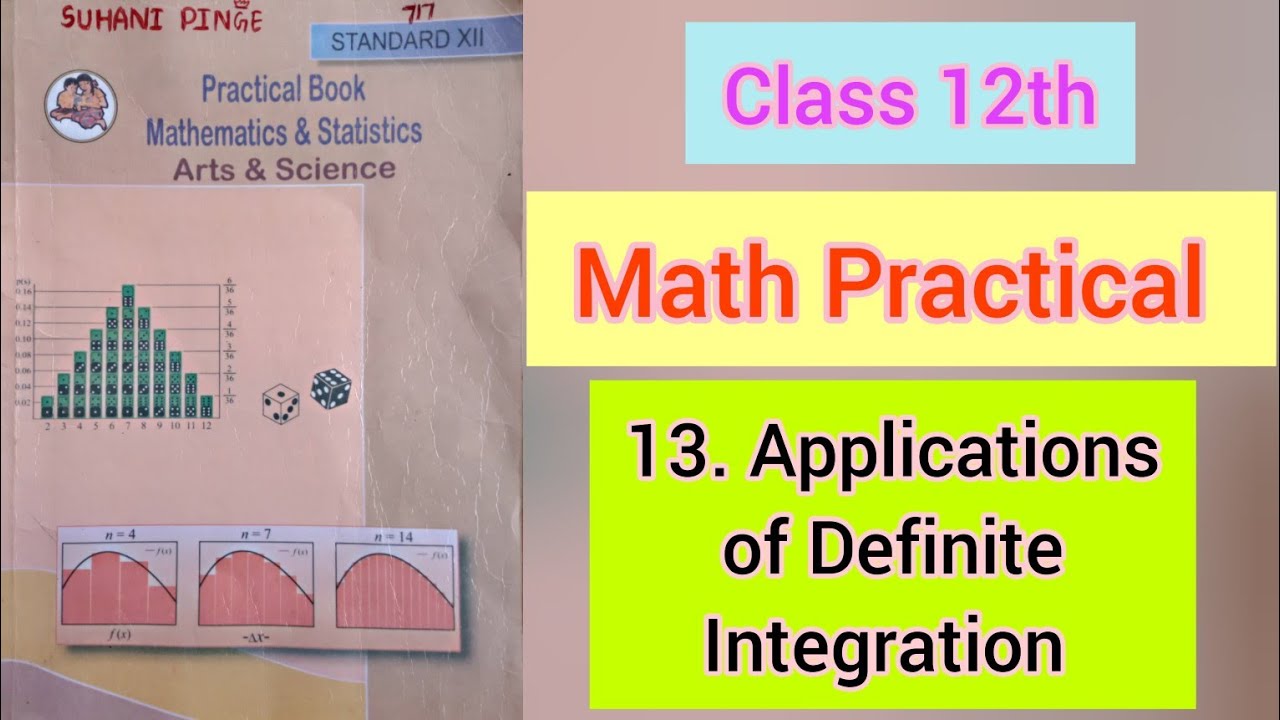 13. Application of definite integration।।Math practical।। Class 12th ...