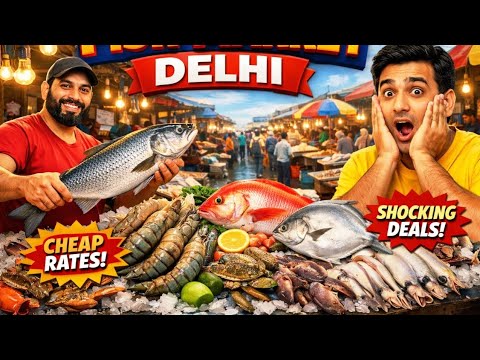 Delhi Fish Market Ina 🐟🐟🐟 | Fish market ina | Ina fish market tour ...
