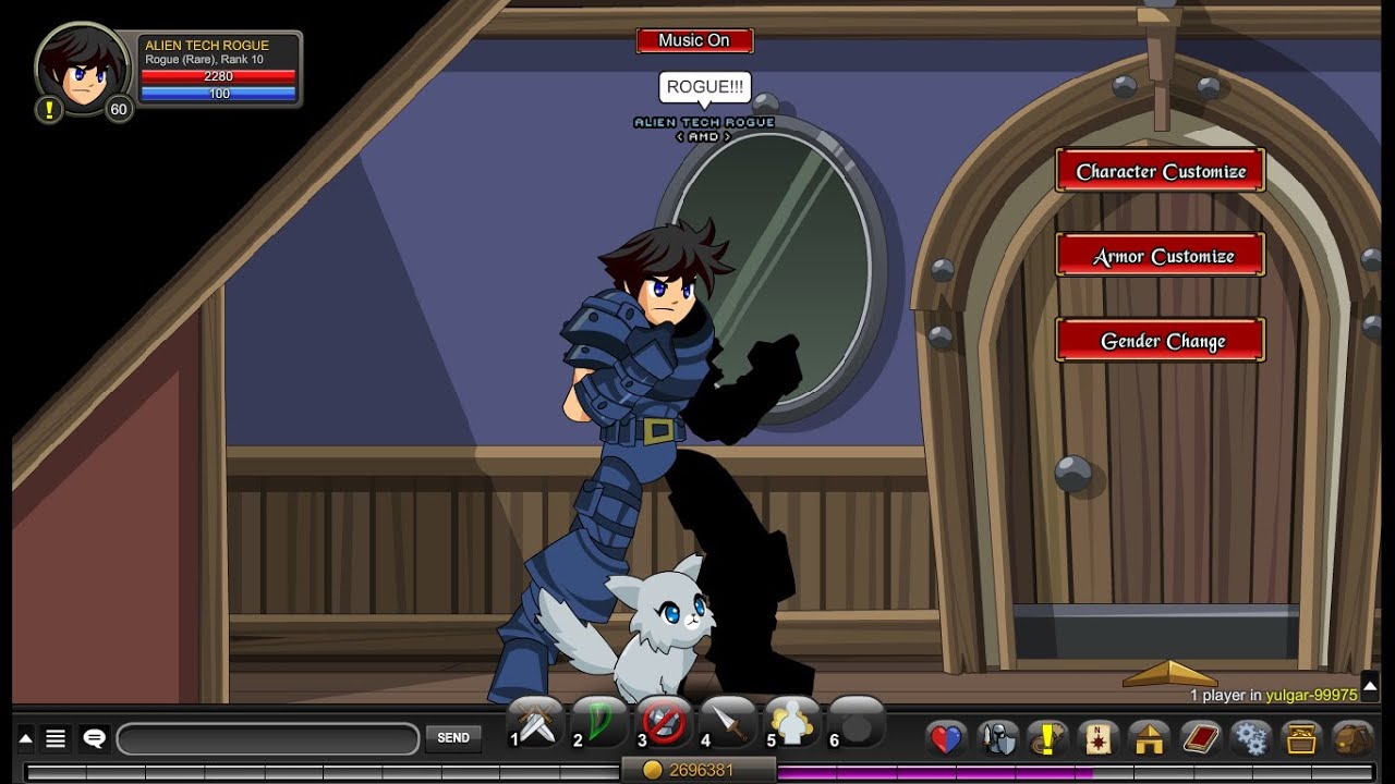 AQW Guide- How to use Rogue class - YouTube