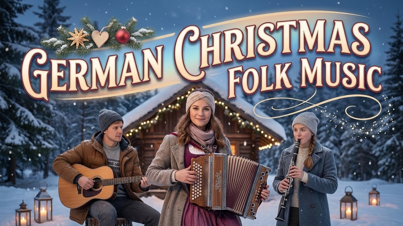 🎅 German Christmas Folk Music – Calm Winter Volksmusik Radio Live 🎅📻 ...