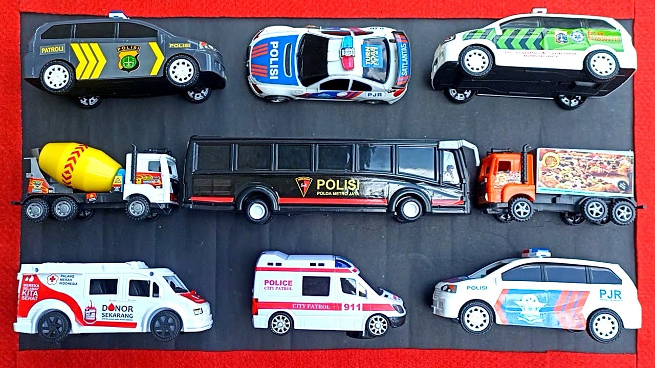 Mobil Bus Polisi, Mobil Patroli Polisi, Mobil Ambulan, Mobil Truk ...