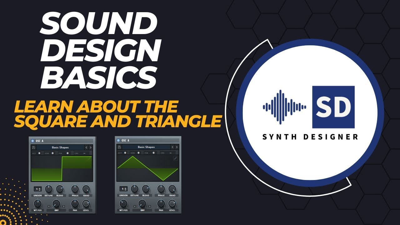 Beginner Sound Design Basics - The Triangle and the Square Waveshapes ...