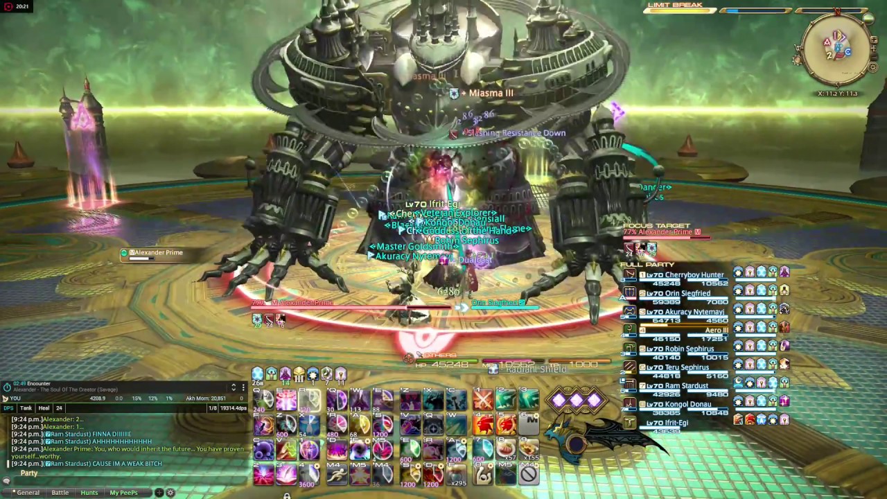 FFXIV SMN 4.1 A12s: Meme Team - YouTube