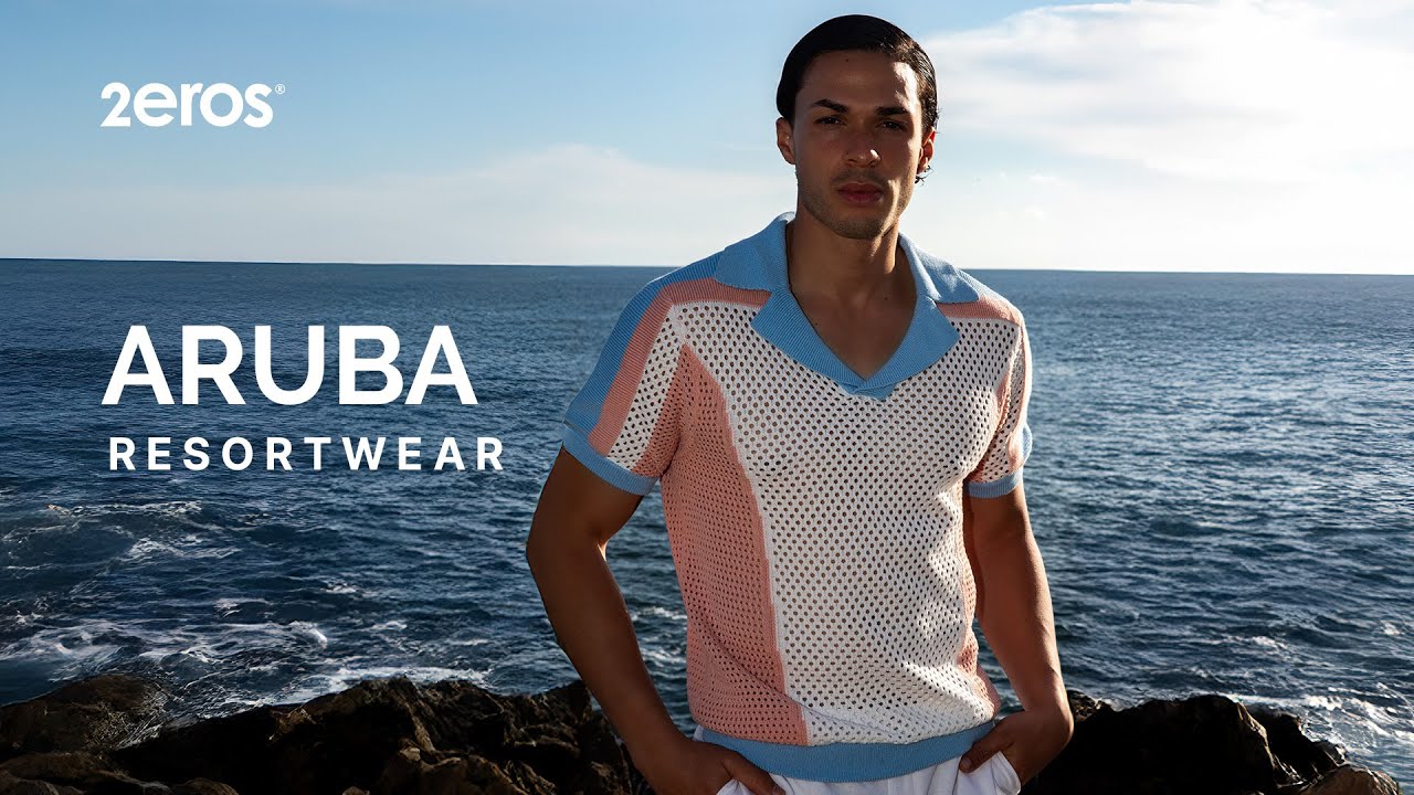 The Most Stylish Men's Resort Polo of the Year | 2EROS Aruba Polo - YouTube