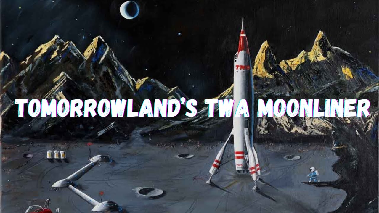 Disneyland - Tomorrowland's TWA Moonliner - YouTube