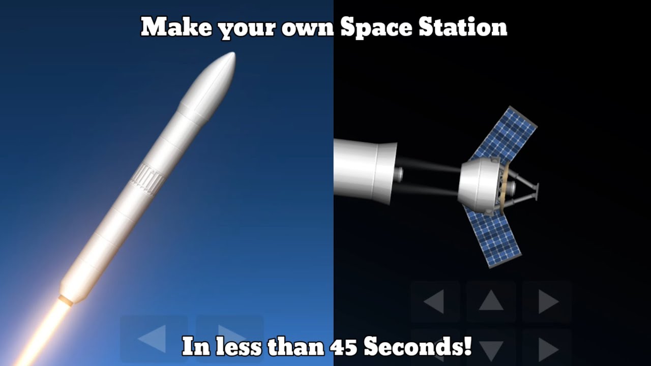 How to make space station in spaceflight simulator - YouTube
