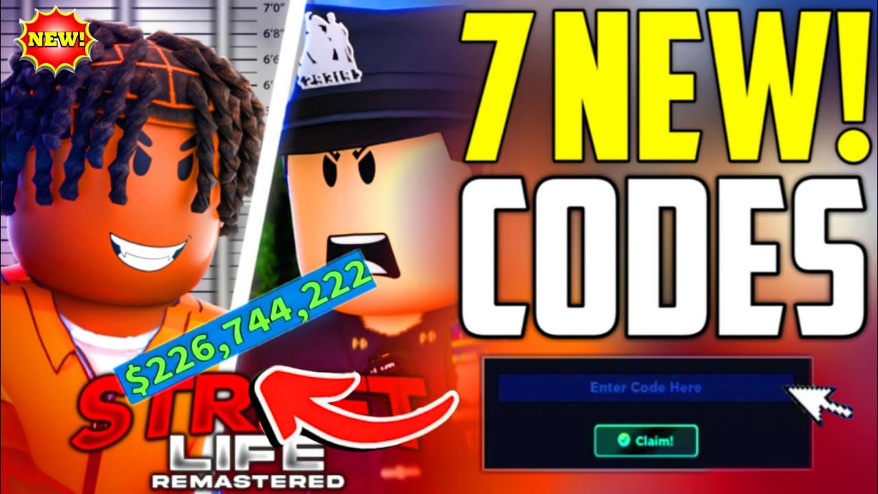 🎃EVENT🎃NEW! UPDATE🍂STREET LIFE REMASTERED ROBLOX CODES - CODE FOR ...