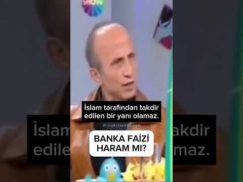 Banka Faizi Haram mı? İslam'da Faiz | Yaşar Nuri Öztürk #islam #faiz #shortvideo  #shorts