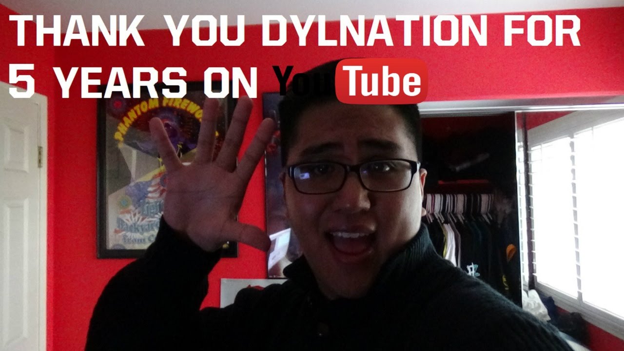 TheDylster501: 5 YEARS STRONG ON YOUTUBE! - YouTube
