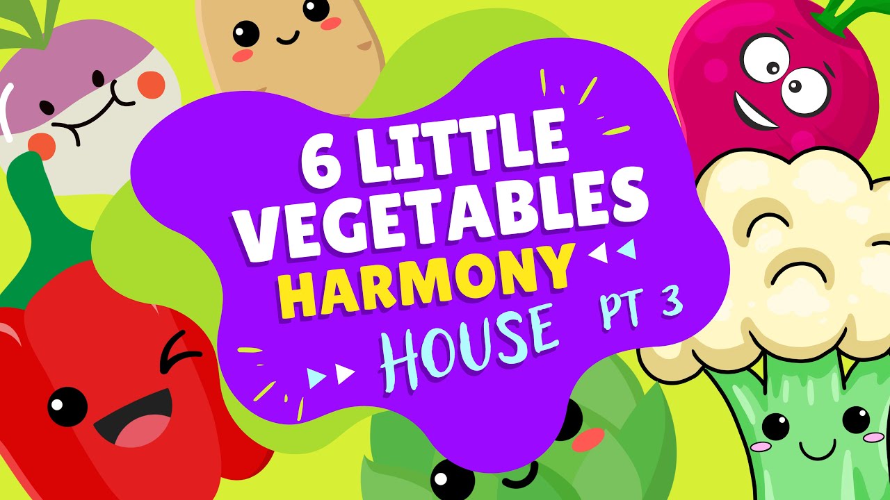 6 Little Vegetables - Baby and Toddler Learning 3 - YouTube