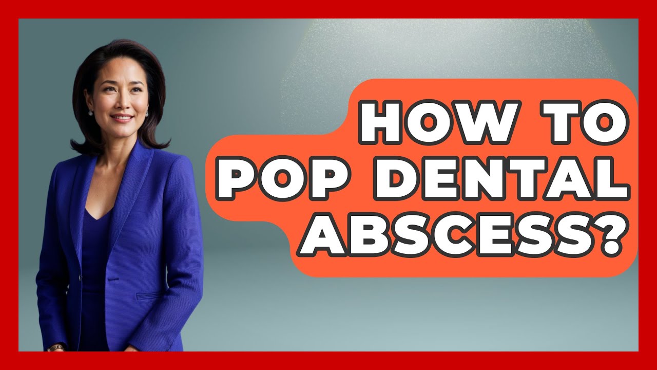 How To Pop Dental Abscess? - The Pro Dentist - YouTube