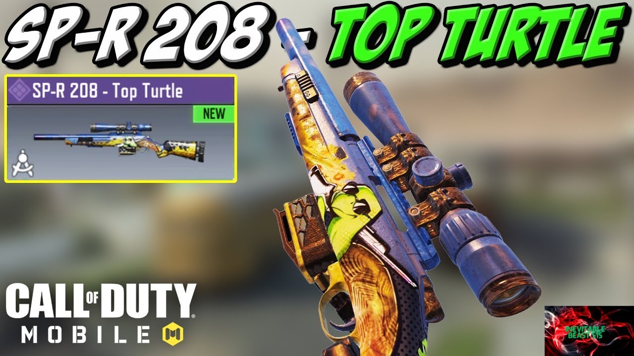 *NEW* SP-R 208 TOP TURTLE BLUEPRINT GAMEPLAY in COD MOBILE - YouTube