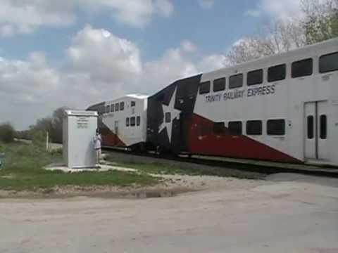 Trinity Rail Express Westbound - YouTube