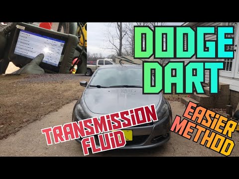 2013-2016 Dodge Dart 2.0l 2.4l transmission fluid change/replace ...