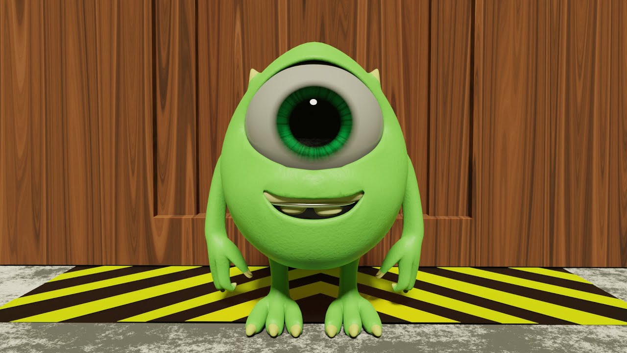 Demo reel- Animación del bebé Mike Wazowski/ Baby Mike Wazowski ...